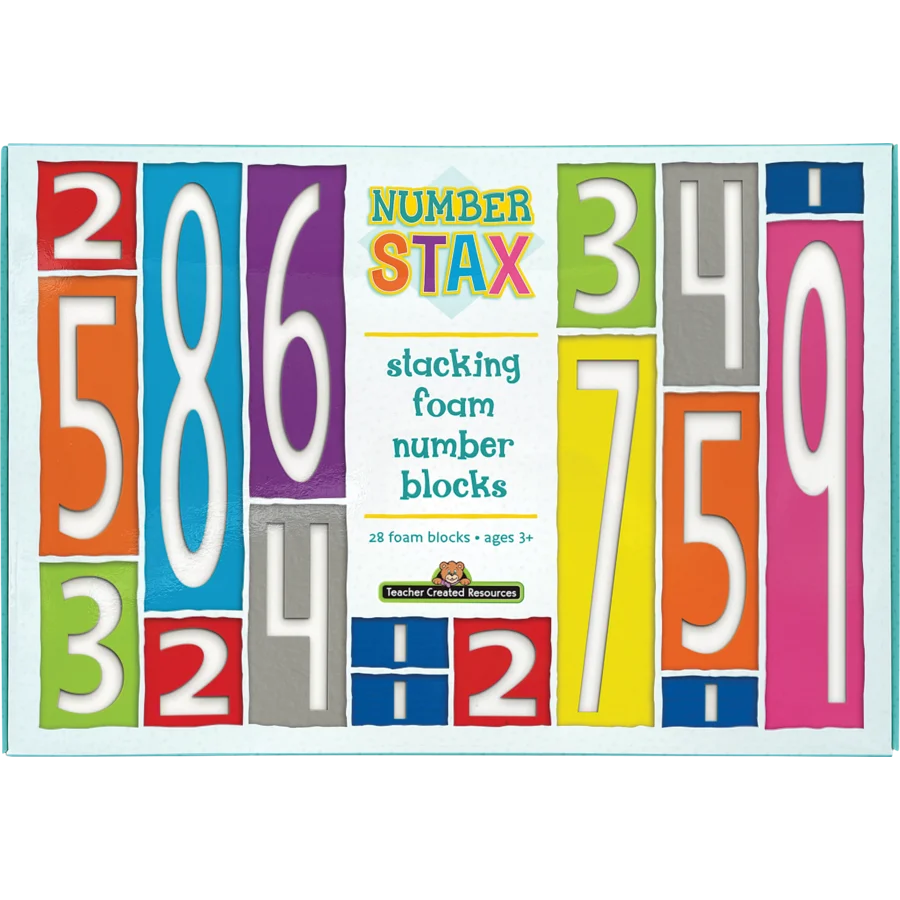 Number Stax - Stacking Foam Number Blocks – The Teacher's Store