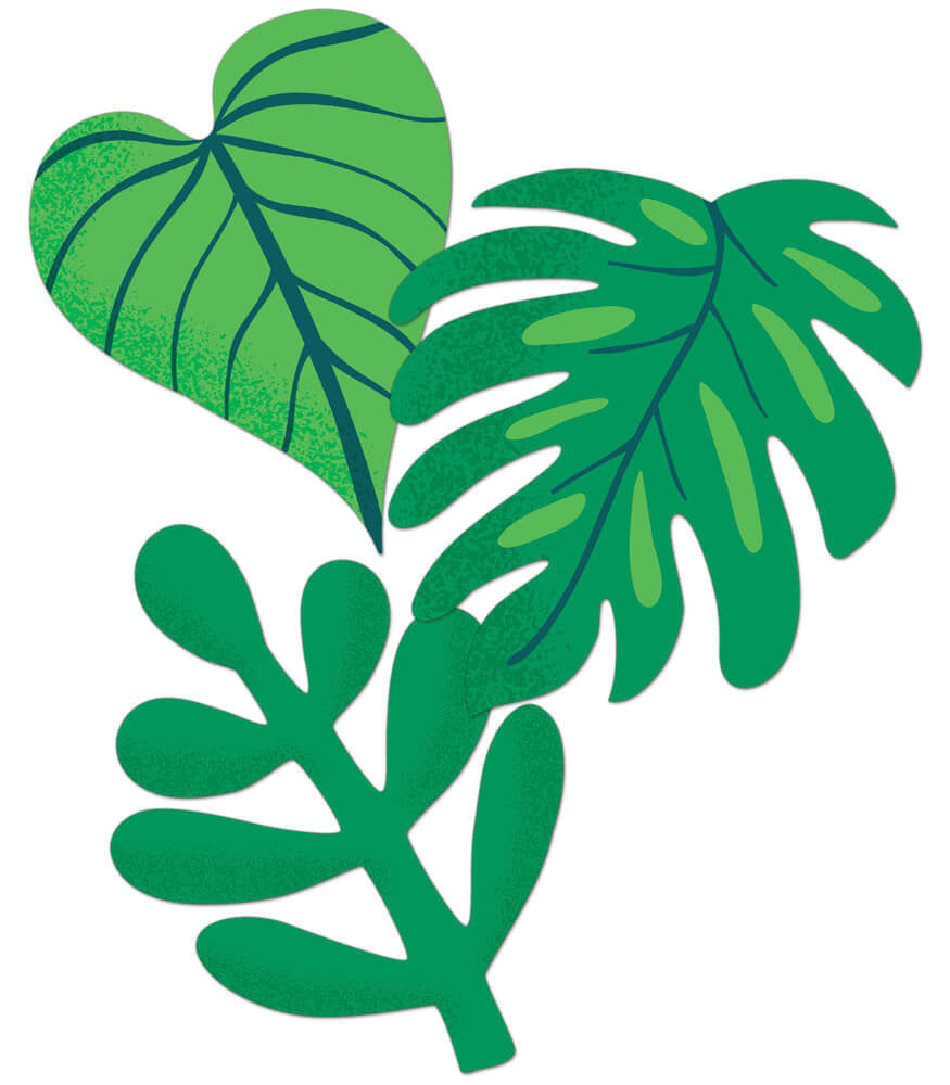 Tropical Leaves Extra Large Cutouts – The Teacher's Store