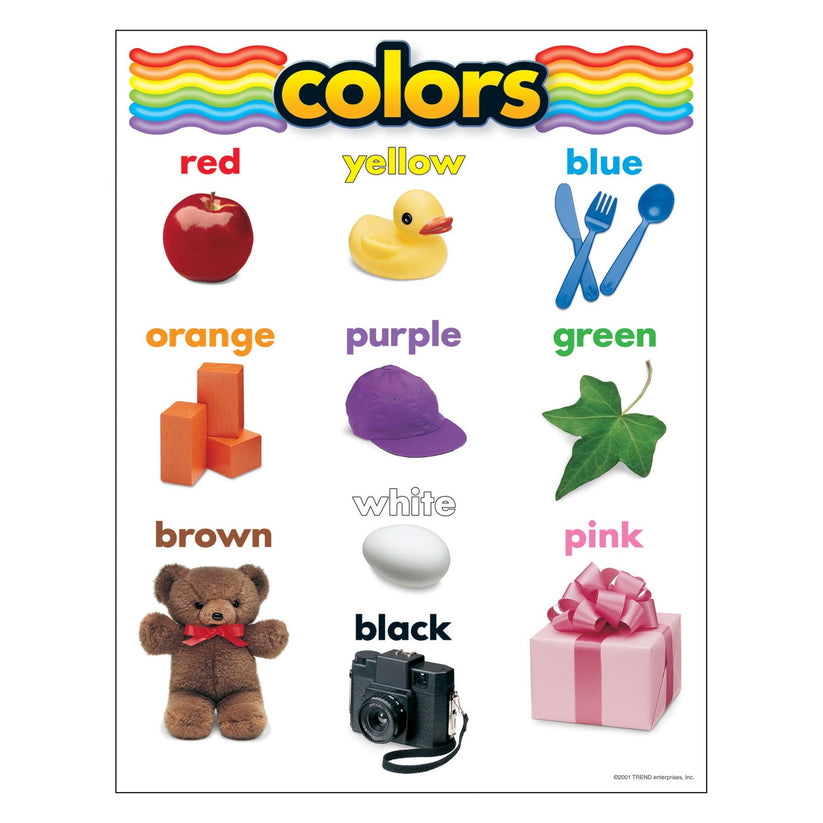 Colors Learning Chart – The Teacher's Store